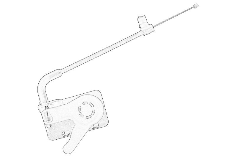 Für OE FORD 2404346 Bonnet cable 2404346 Engine hood cable fits FORD ...