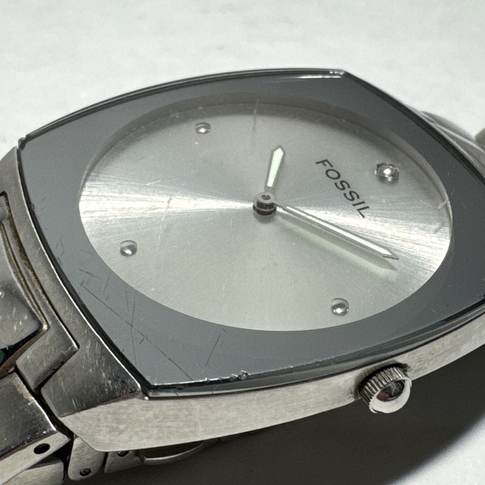 Fossil Arkitekt Men’s Watch New Battery Original Fossil Stainless Band ...