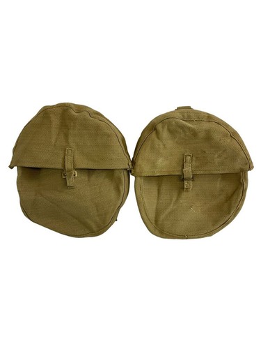 WW2 British Lewis Magazine Pouches 1944 Dated Broad Arrowed ME & Co ...