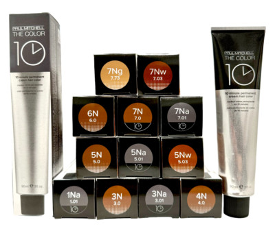 Paul Mitchell The Color 10 Minute Permanent Cream Hair Dye 3.0 oz ...