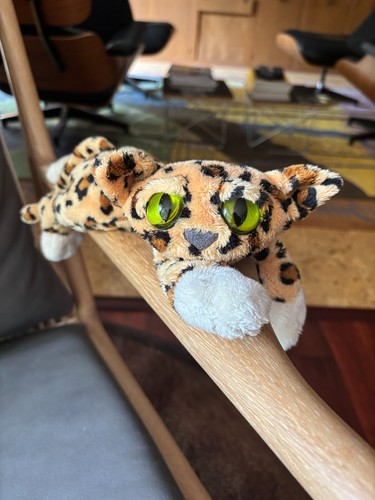 Manhattan Toy Lanky Cats Leopard Tabby 14" Plush Stuffed Animal Floppy ...