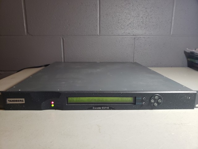 Tandberg E5710 Evolution 1U Encoder Series Ver 3.5.1 Analog Broadcast ...