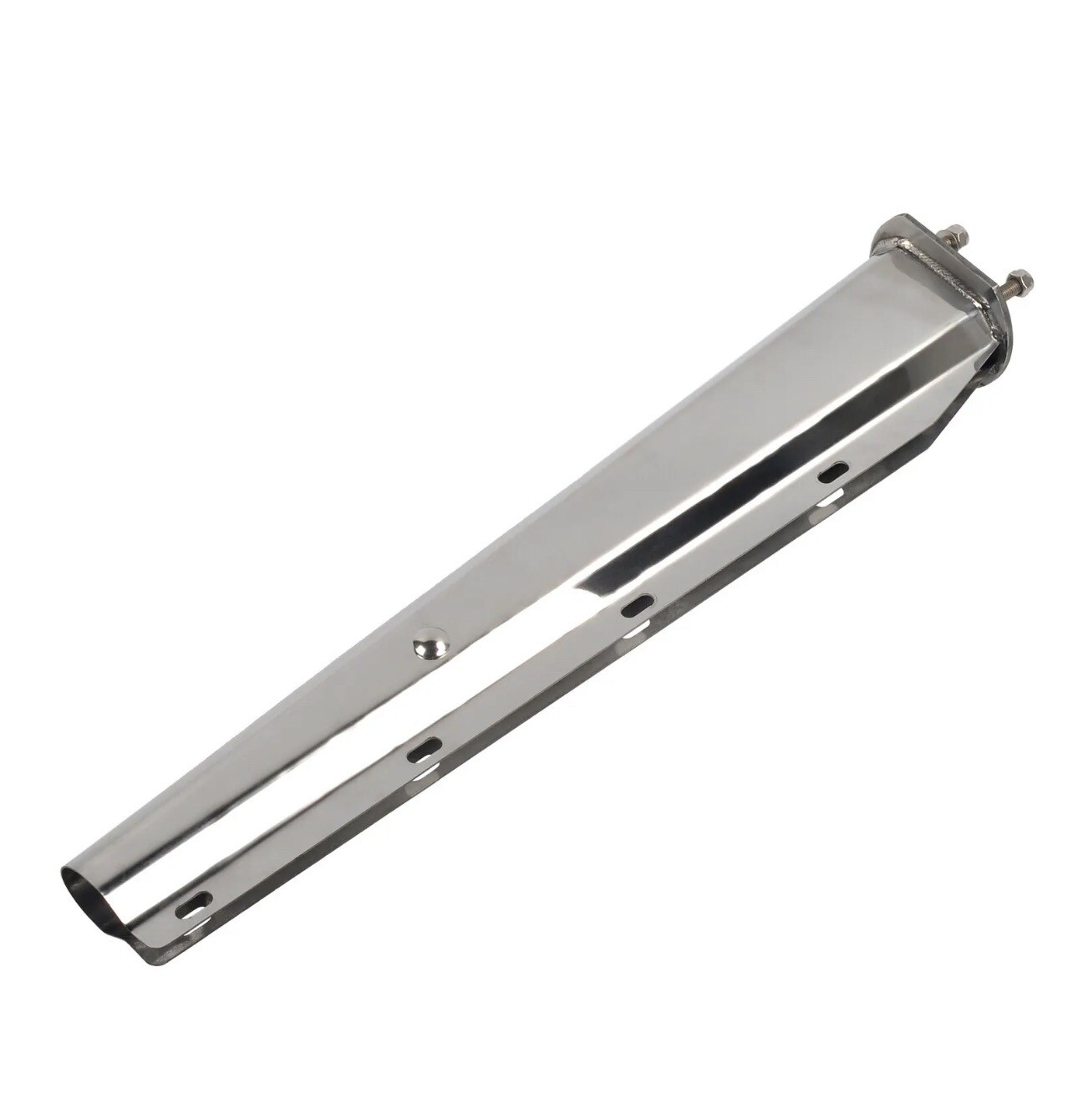 Stainless Steel Straight Mud Flap Hanger 2 1/2" Bolt Semi Truck Tapered ...