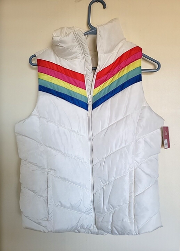 NWT SO Puffer Vest Women Size L | eBay