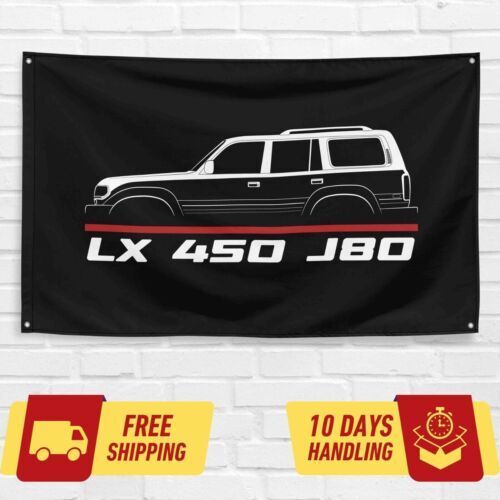 For Lexus LX 450 J80 1996-1998 Enthusiast 3x5 ft Flag Banner Birthday ...
