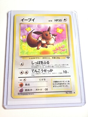 EEVEE - Japanese Jungle Set - No. 133 - Common - Pokemon Card - NM | eBay