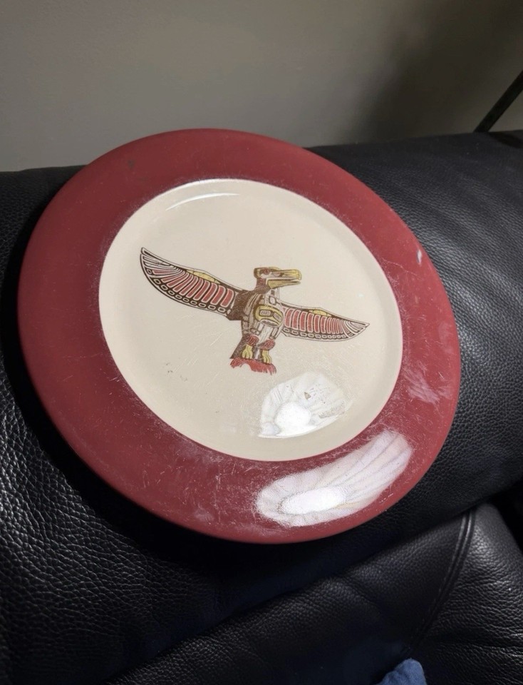 Vintage Native American Thunderbird Dinner Plate by Shenango set of two ...