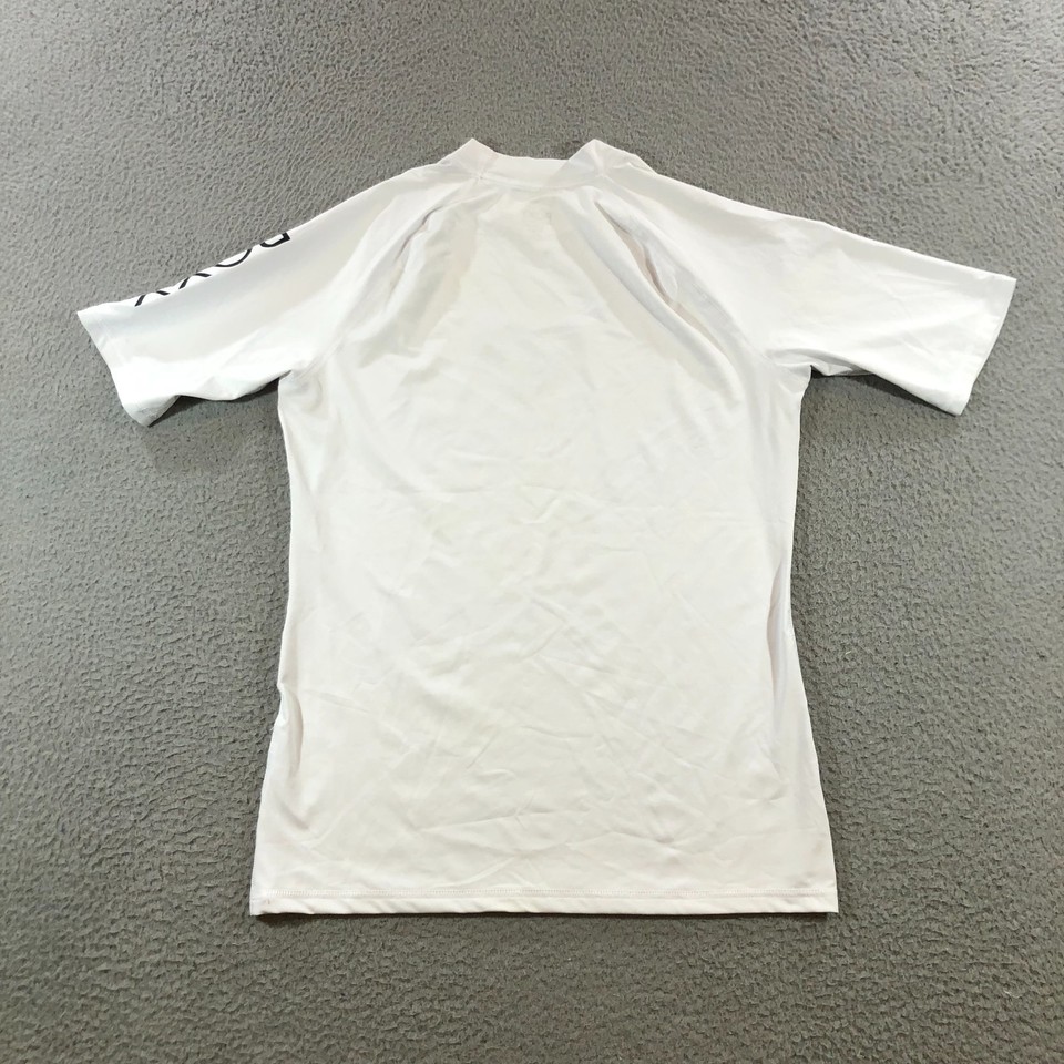 roxy rash guard shirt womens XL white surf | eBay