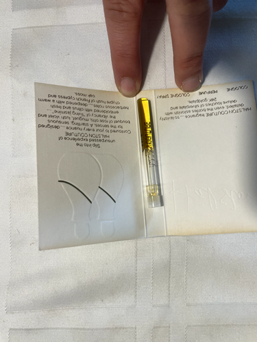 Halston Couture Cologne Sample Vial On Card Box of 50 Sample perfume ...