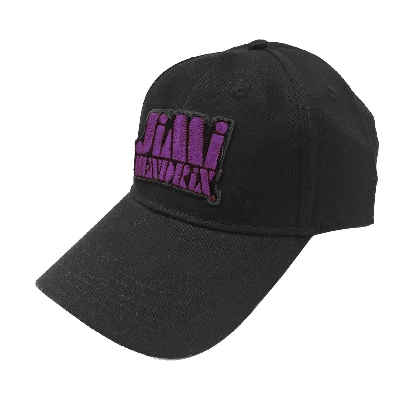 Jimi Hendrix Baseball Cap Purple Stencil Logo Nue offiziell Schwarz ...