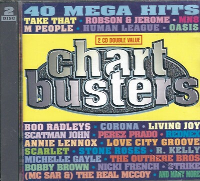 CD - VARIOUS – CHARTBUSTERS - 40 MEGA HITS (RADCD 15) | eBay
