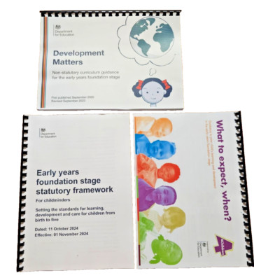 EYFS 2023 Development Matters & 2024 Statutory Framework plus What To ...