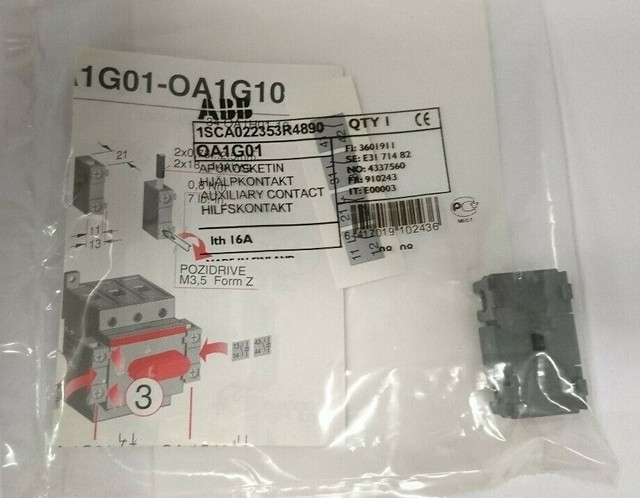 ABB OA1G01 1SCA022353R4890 1NC aux contact for sale online | eBay