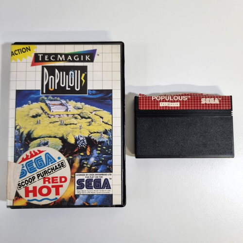 Populous - SEGA Master System Game SMS - PAL | eBay Australia