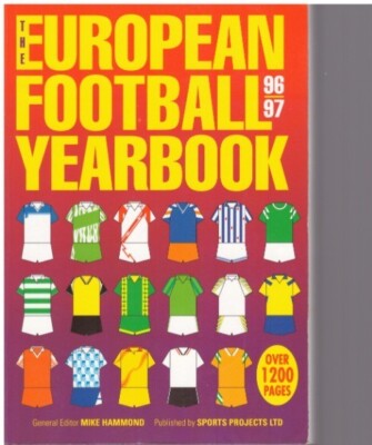 European Football Yearbook 1996-1997 edition Mike Hammond | eBay
