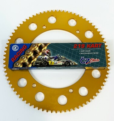 Kart 102 link 219 pitch CZ Chain & Gold Sprocket Offer - Rotax - TKM ...