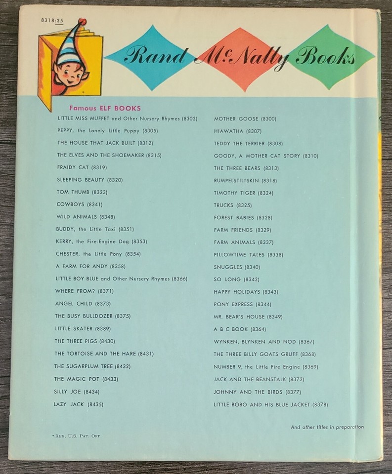 RUMPELSTILTSKIN by Elizabeth Webbe (HC 1959) Rand McNally Tip-Top Elf ...