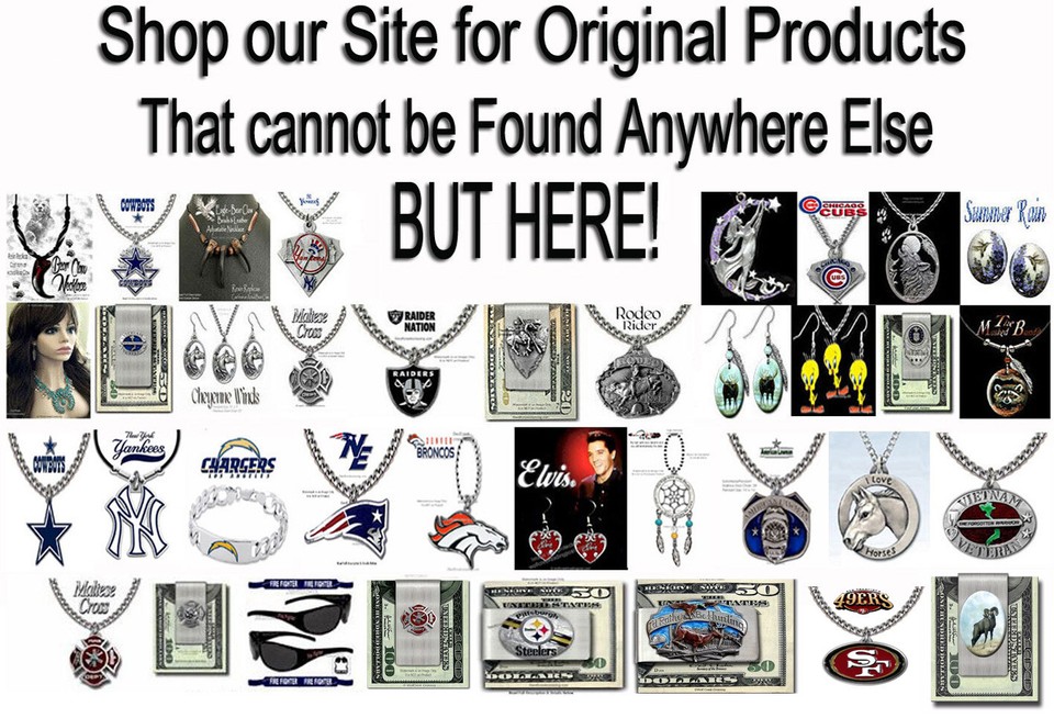 WASHINGTON REDSKINS NECKLACE Stainless Steel Chain NFL Football ¾" x 1 ...