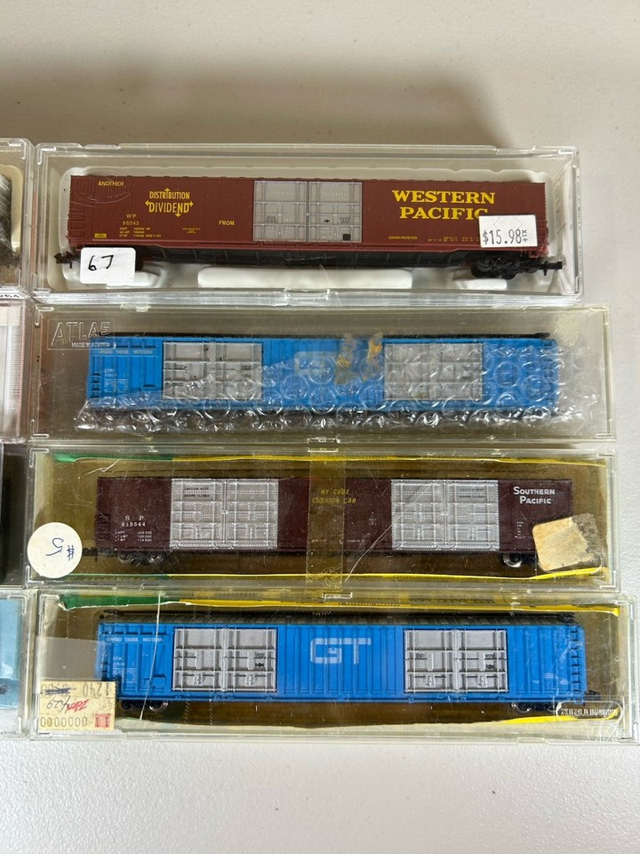 N Scale Lot of 8 85’ & 86’ Hi Cube Box Cars | eBay