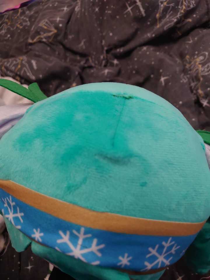 Hatsune Miku Fuwa Fuwa Fluffy Snow Winter 2015 Plush Damaged See ...