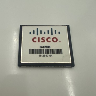 CISCO 64MB FLASH CARD 2800 SERIES 16-2647-04 | eBay