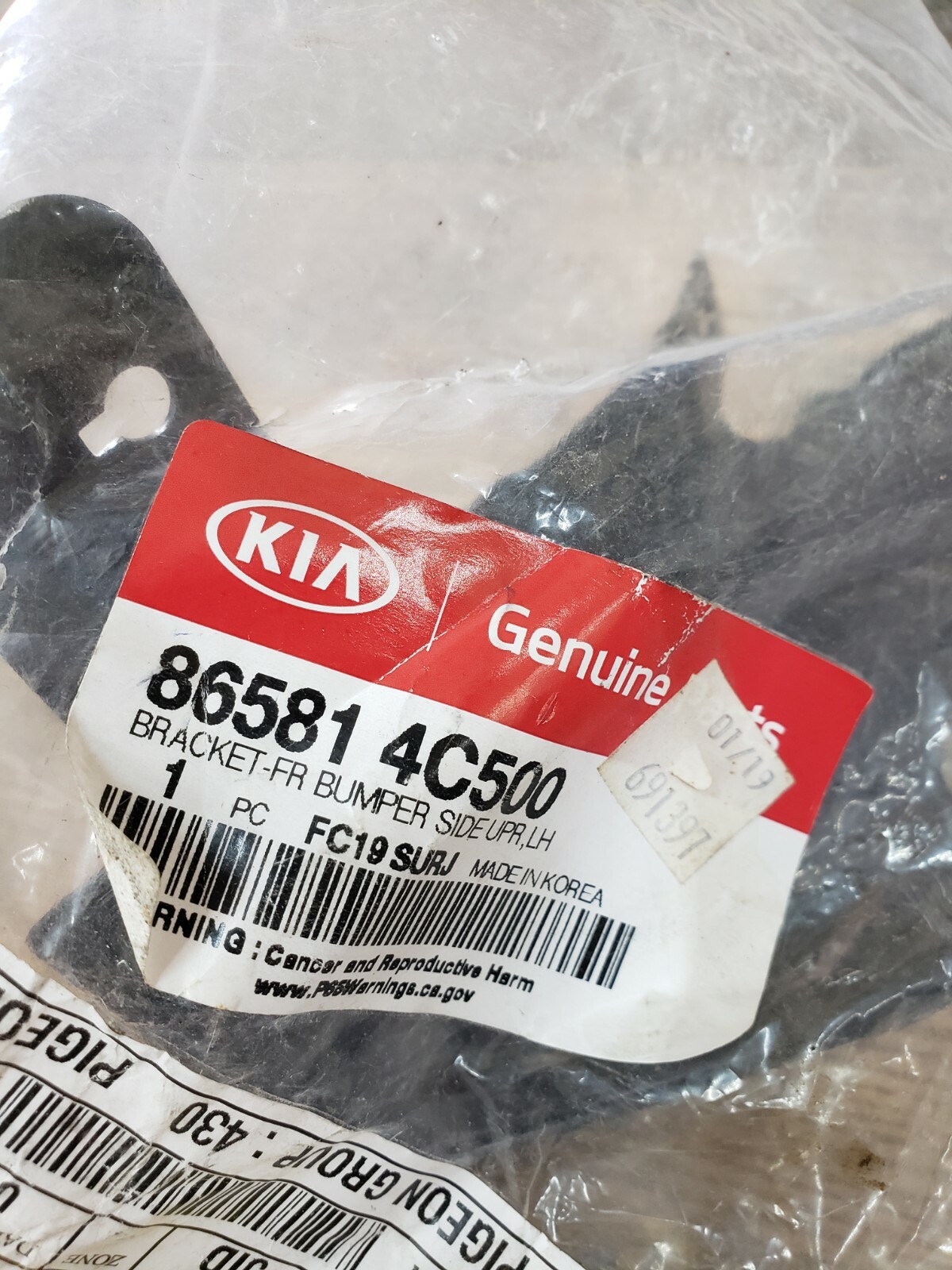 Kia+Front+Bumper+UPR+LH+Bracket+8651+4c500 for sale online | eBay