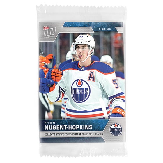 2022/23 Topps Now NHL STICKER 294 RYAN NUGENT HOPKINS EDMONTON OILERS ...
