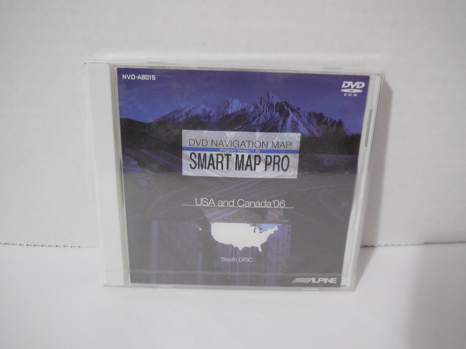 NEW Alpine DVD Navigation Map Smart Pro USA CANADA 06 NVD-A801S North ...