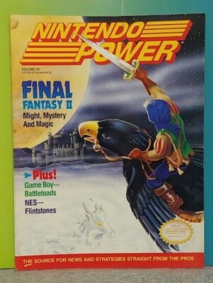 NES SNES N64 Nintendo Power ISSUE Vol 30 MAGAZINE Final Fantasy II ...