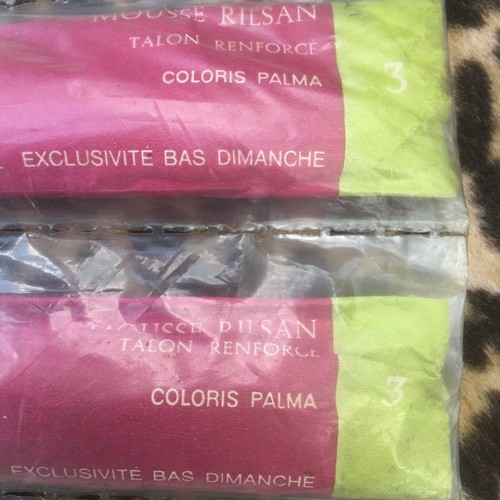 DIM FRENCH 1960s SHEER STRETCH NYLON STOCKINGS~1 SEAMLESS PAIR~UNUSED ...