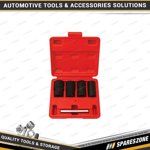 5 Pcs of PK Tool Twist Socket Set - 1/2" Dr Spiral Design Socket with ...