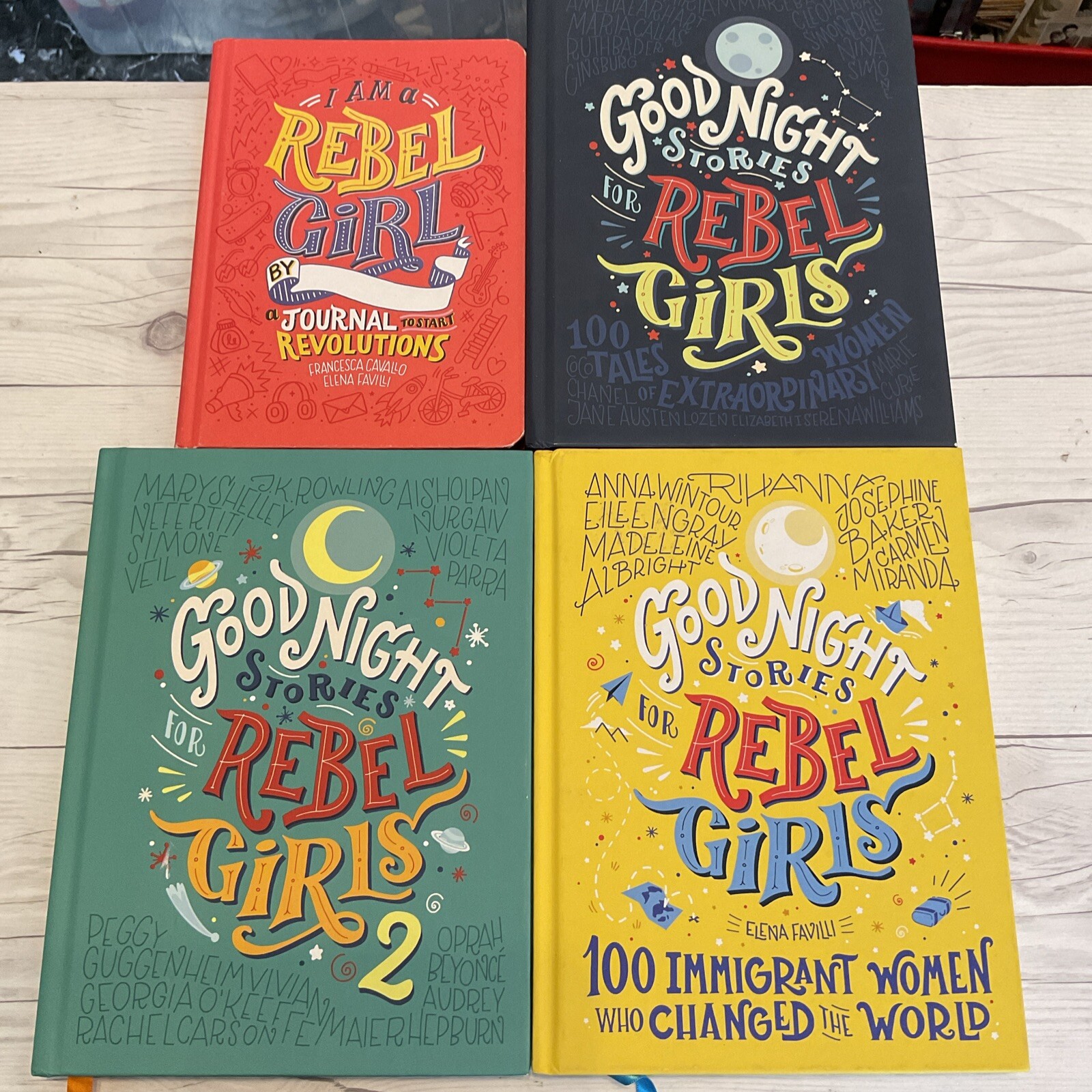 Rebel Girls Book Lot Of 4 By Francesca Cavallo & Elena Favilli (E-1504/ ...