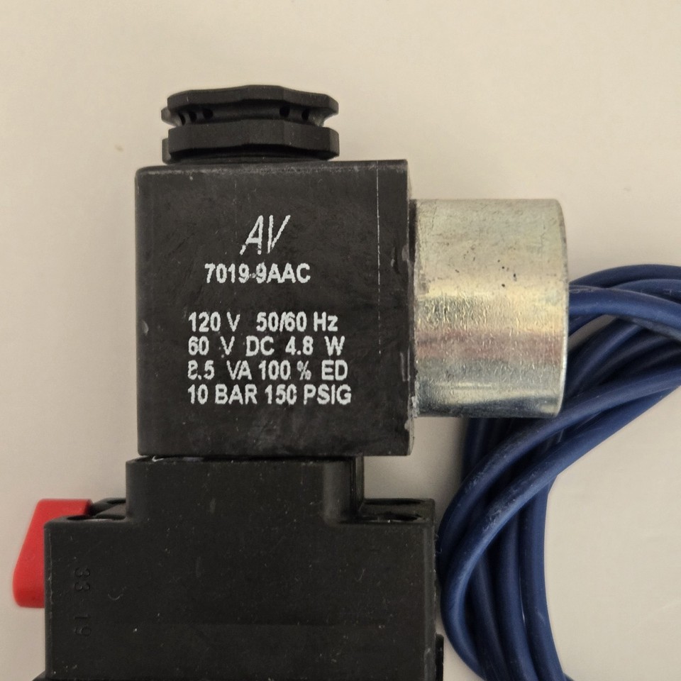 Emerson 791L-412-C4AA-00 Solenoid Valve with 120v coil 7019-9AAC (1025 ...