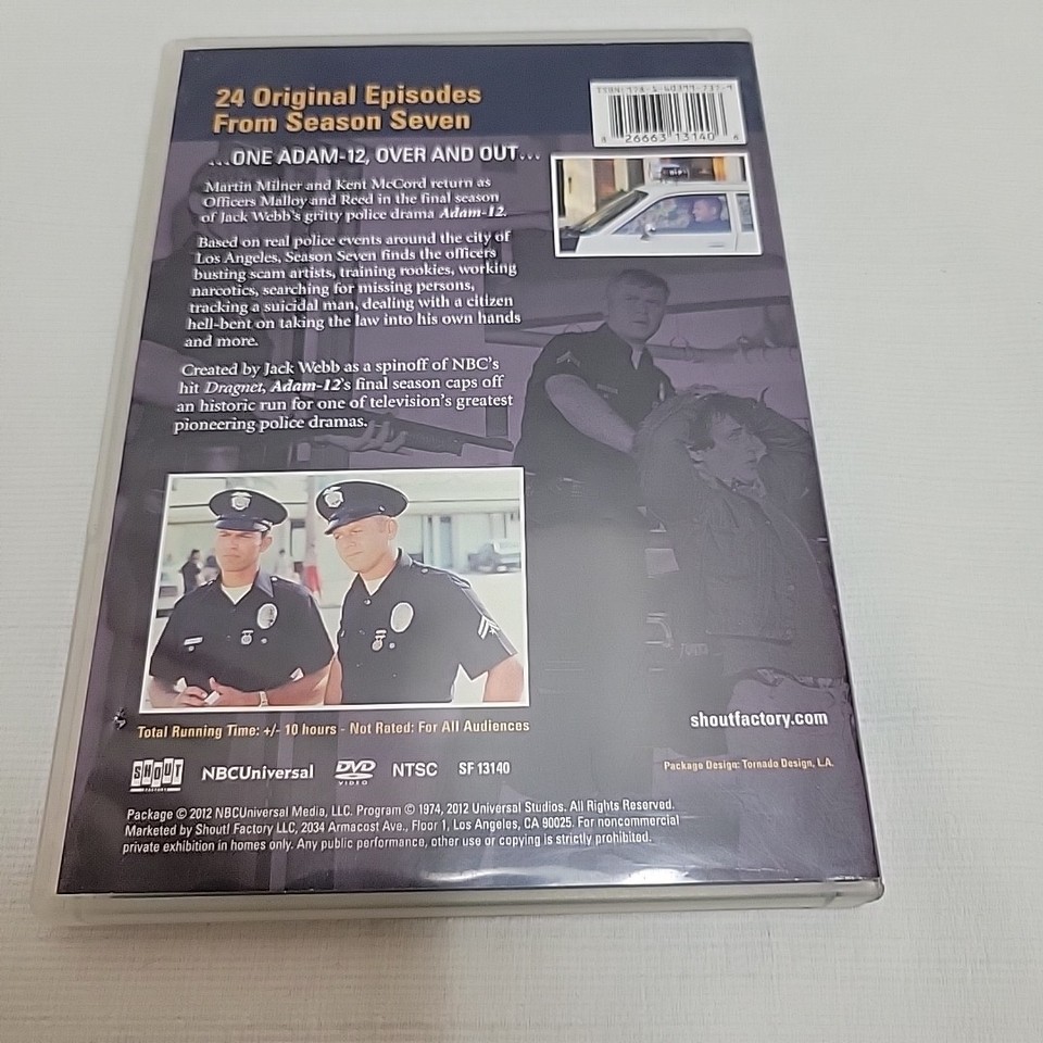 ADAM-12 COMPLETE SERIES SEASONS New Sealed DVD Seasons 1 2 3 4 5 6 7 ...