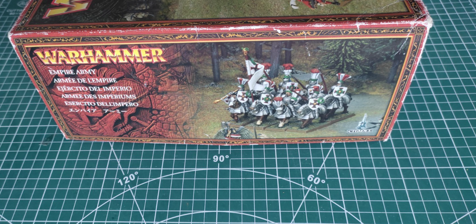 Warhammer old world : Boîte vide armée de l' Empire army box (empty box ...