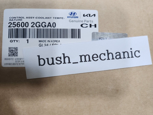 GENUINE OEM Hyundai Kia Coolant Temperature Control Thermostat ...