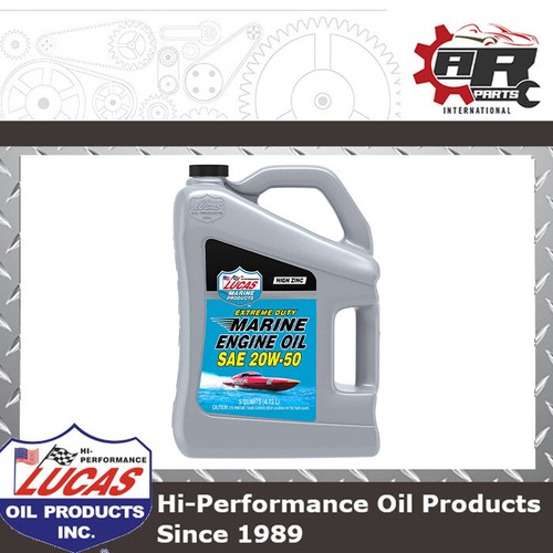Lucas Huile - Extrême Service Marine Huile Moteur SAE 20w50 - 4.73L ...