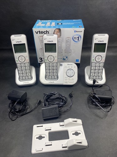 Vtech VS112-37 DECT 6.0 Bluetooth 3 Handset Cordless Phone, White | eBay