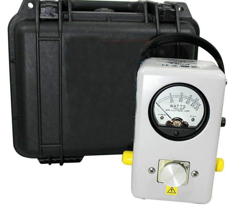 Bird Model 43P Thruline(c) RF Wattmeter Kit w/PEP Peak Module 4300-400 ...