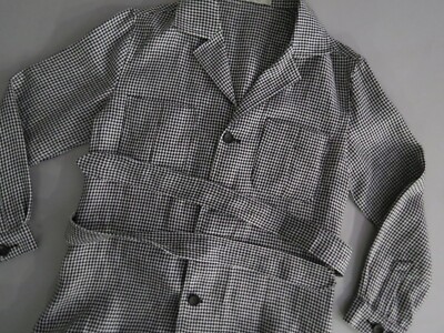 NWOT SuitSupply "Sahara New Pocket" Bold hounds tooth belted Norfolk ...