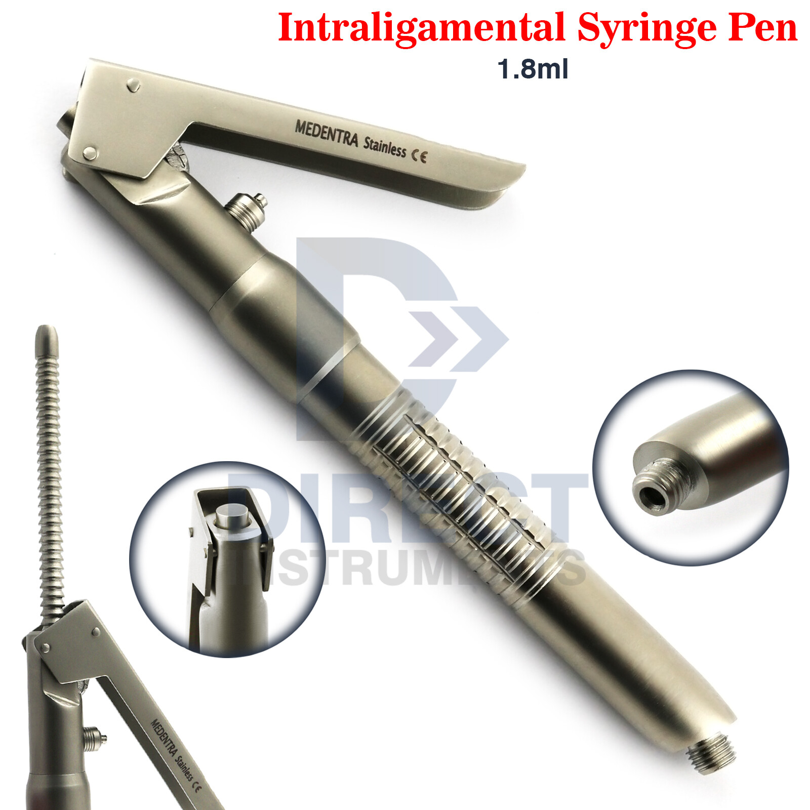 Dental Intraligamental Syringe Pen Style 1.8ml Implant PDL Injection ...