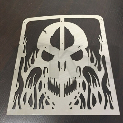 Skull Radiator Grille Guard Cover Protector For Yamaha Banshee Grill ...