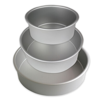 Cake Tins ROUND 2 Inch Deep PME Baking Pans 6" -10" Diameter Non-Stick ...