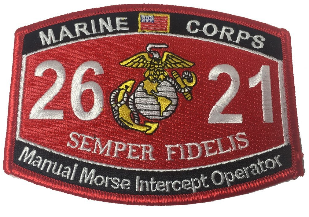 MARINE CORPS 2621 MANUAL MORSE INTERCEPT OPERATOR SEMPER FIDELIS MOS ...