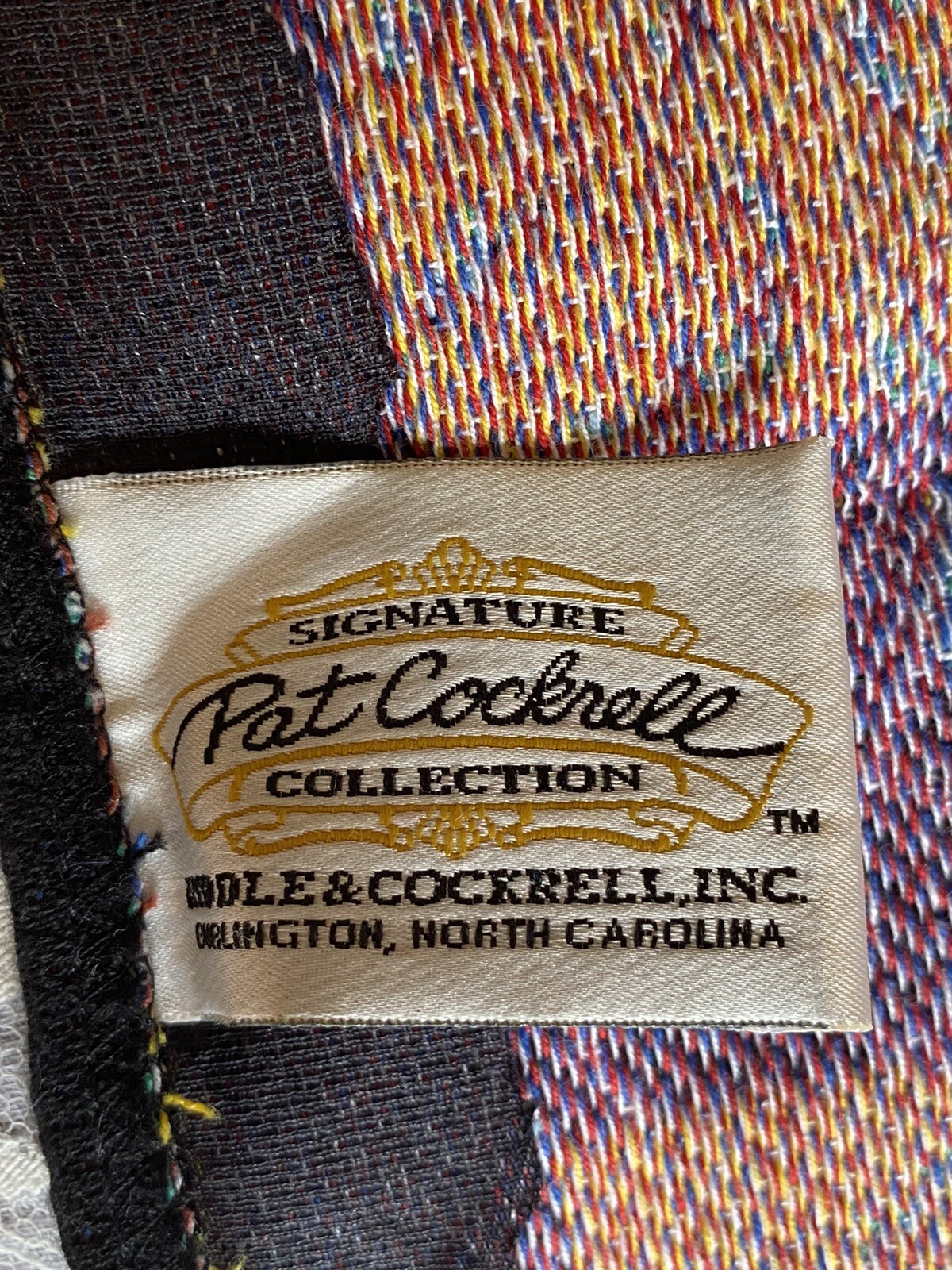 Woven Cotton Tapestry Wall Hanging with Rooster Design Pat Cockrell | eBay