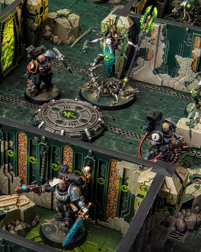 Canoptek Circle Necron Tomb World Kill Team w/ Geomancer Warhammer ...