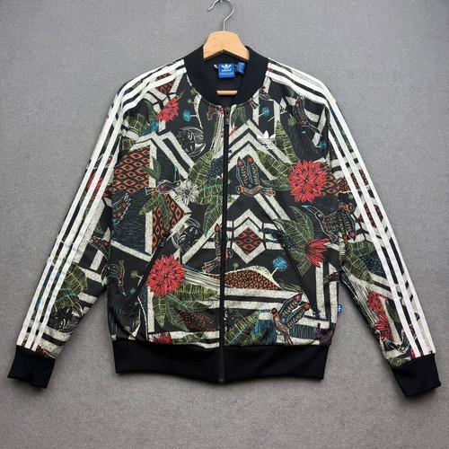 ADIDAS FARM RIO Jacket Women UK 10 S XILOFLORESTA Floral Originals ...