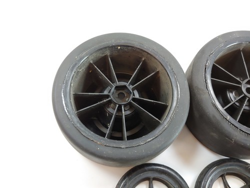 *RARE* Traxxas Funny Car Dragster Tires & Wheels Front & Rear Used | eBay