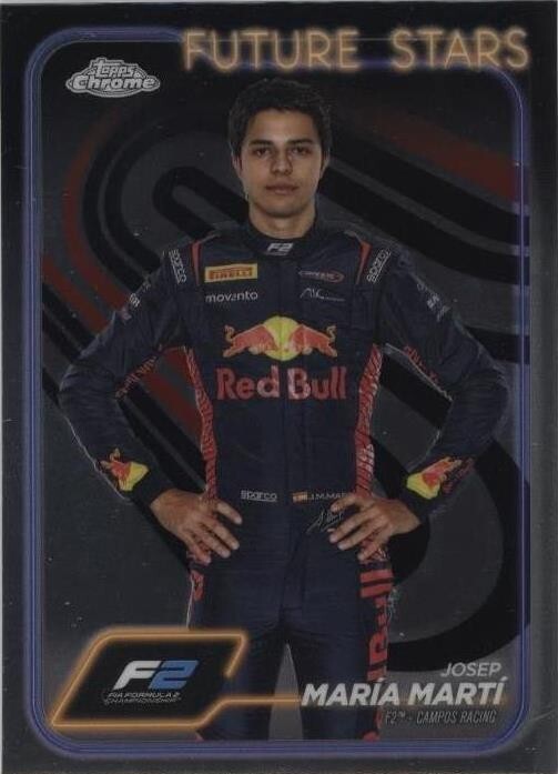 2024 Topps Chrome Formula 1 - F2 Drivers Future Stars Josep Maria Marti ...