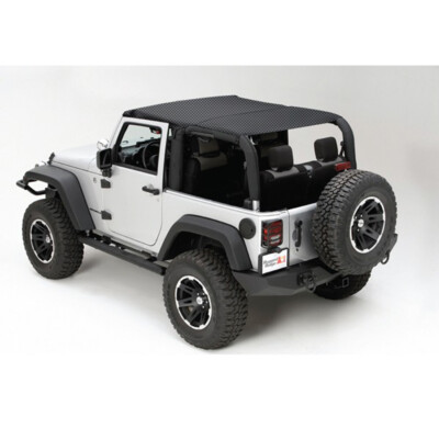 Rugged Ridge Island Top Black Mesh 4-Door Jeep Wrangler JK 2010-2018 | eBay